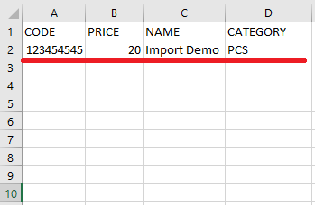 Product Import | VelaPOS KB
